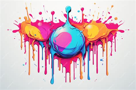 Premium Ai Image Drip Vector Artistic Rendering In 32 Aspect Ratio