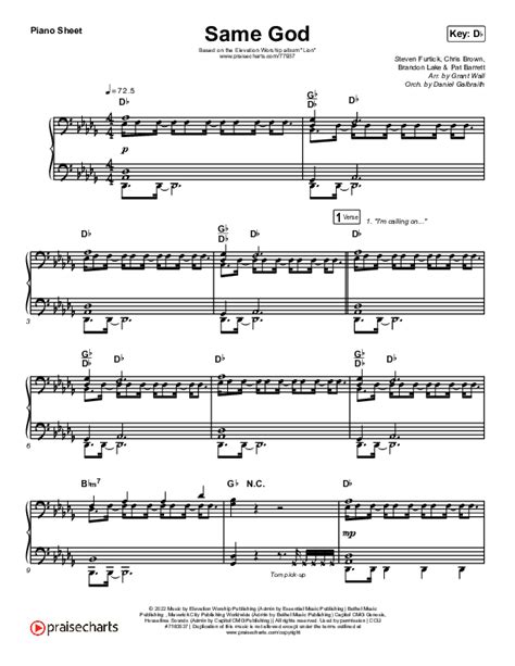 Same God Elevation Worship Jonsal Barrientes Praisecharts