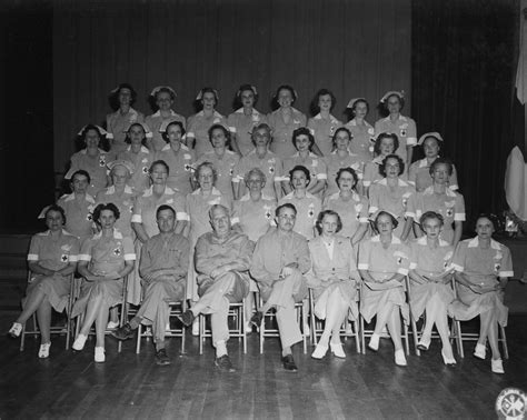 American Red Cross “gray Ladies” Graduating Class Women Of World War Ii