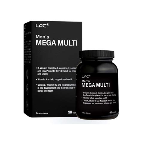 Lac Mens Mega Multi 90 Caplets Shopee Malaysia