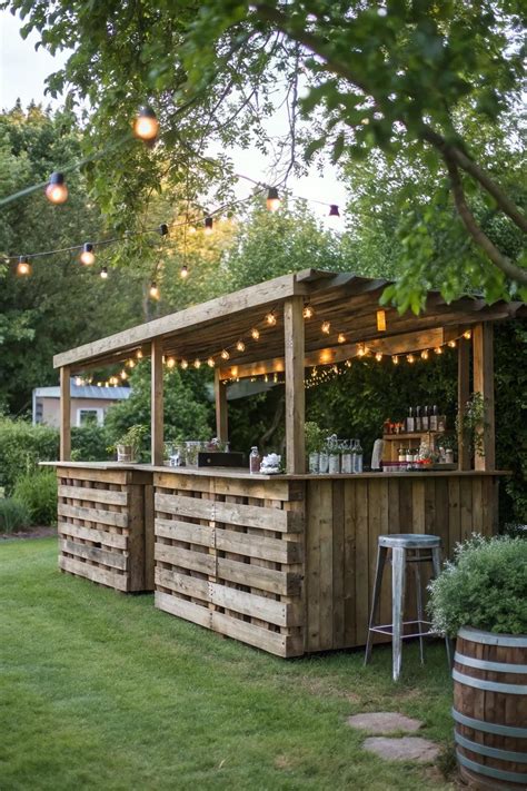 15 Inspiring Rustic Outdoor Bar Ideas