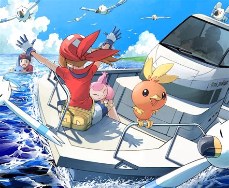 May Brendan Torchic Mudkip Wingull And 2 More Pokemon And 1 More