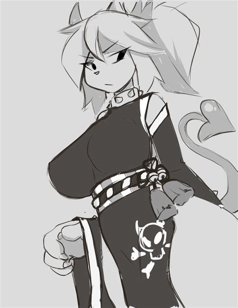 Rule 34 Big Breasts Bone Skwidbone Breasts Female Houndoom Pokémon Pokémon Species Pokemon