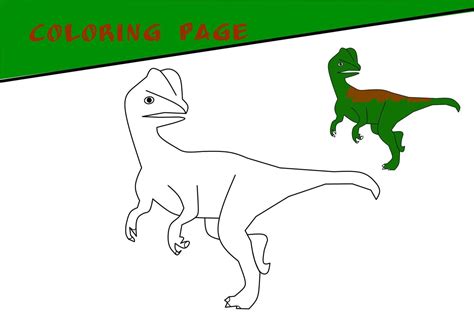 Dilophosaurus Coloring Pages 2025
