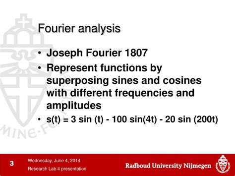 ppt fourier vs wavelets powerpoint presentation free download id