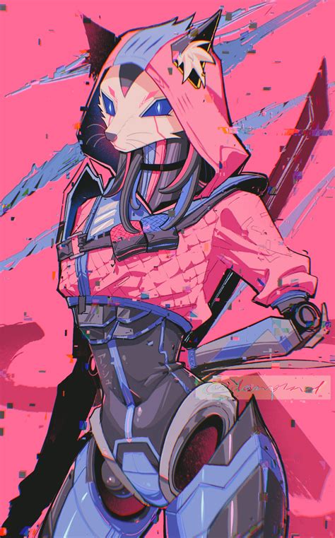 Danieldanlllll Ash Titanfall 2 Feline Faux Ash Apex Legends Absurdres Highres 1girl