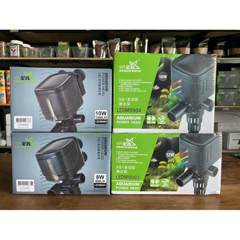 Venus Aqua Aquarium Powerhead With Led Lights Ledm9901 8w Ledm9902 10w