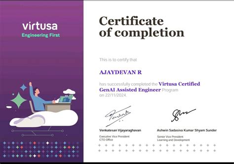 Generativeai Ai Artificialintelligence Certification Virtusa