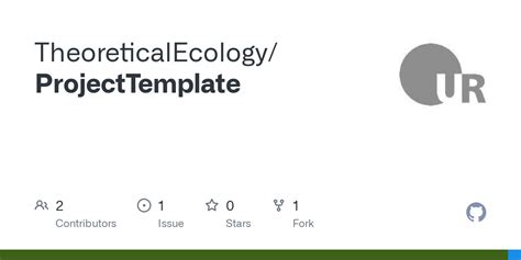 Github Theoreticalecologyprojecttemplate
