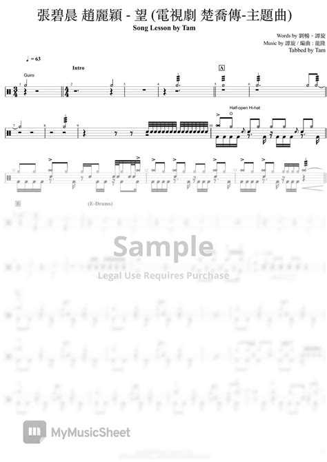 張碧晨 趙麗穎 望 張碧晨 趙麗穎 望 電視劇 楚喬傳 主題曲 Sheets By Tam Shau