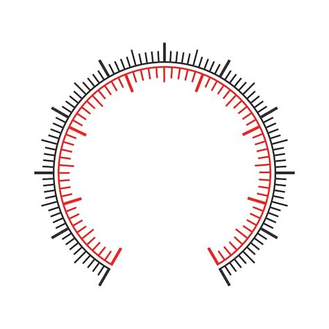 Premium Vector Round Measuring Dashboard Template With Two Charts