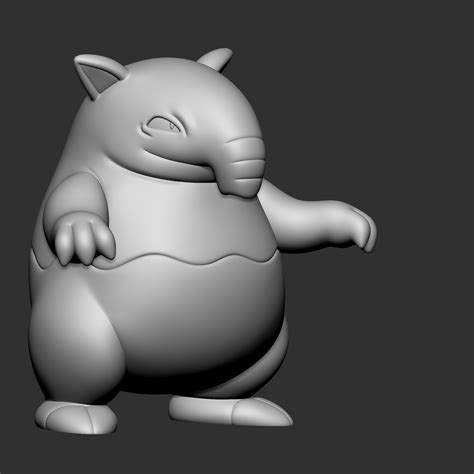 Archivo Stl Pokemon Drowzee 🐉・plan De Impresora 3d Para Descargar・cults