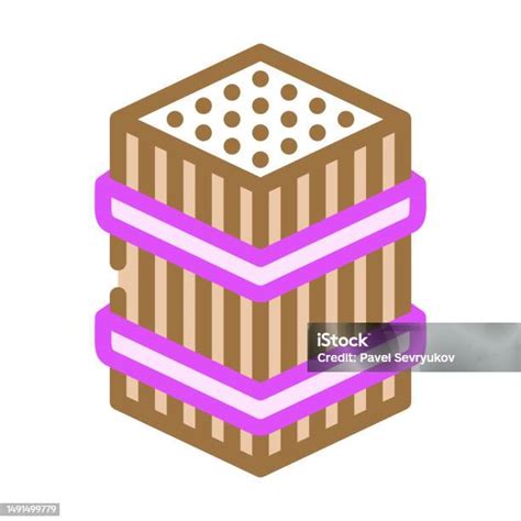 Assemblage Combustible Énergie Nucléaire Couleur Icône Illustration Vectorielle Vecteurs Libres