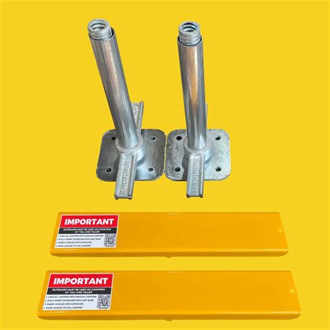 Outriggers No Lift Install System