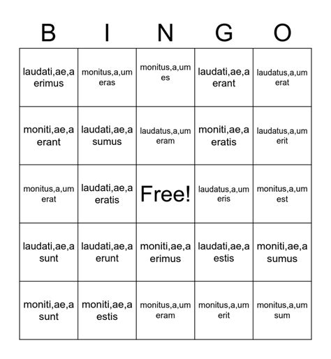 Perfect System Passive Bingo Card