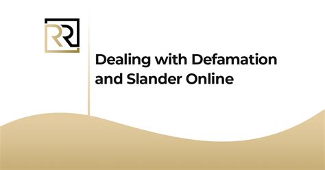 Defamation And Slander Online Online Reputation Repair