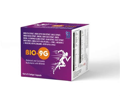 Bio 9 G Multivitamin Capsule 10x1x15 Capsules At ₹ 2139 4 Box In