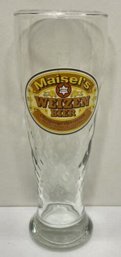 Vintage Maisels Weizen Bier Beer Glass Pilsner German 8 4595283665