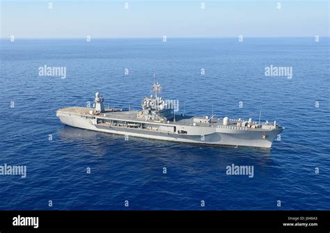 The Usn Blue Ridge Class Command Ship Uss Mount Whitney Steams Underway October 25 2013 In The