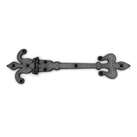 Retro Door Gate Hinges 16 3d Model 15 Max 3ds Fbx Obj Free3d