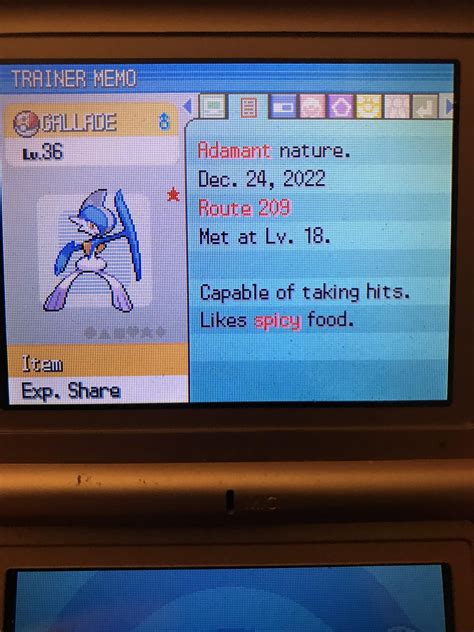 Been Training Up My Shiny Gallade Happy With How His Moveset Turned