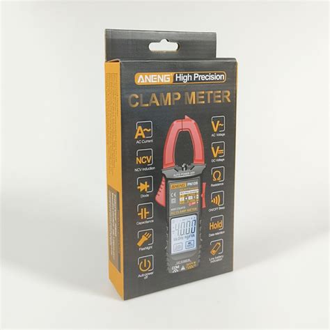 Aneng Digital Multimeter Tang Ampere Ncv Clamp Touch Screen 600a
