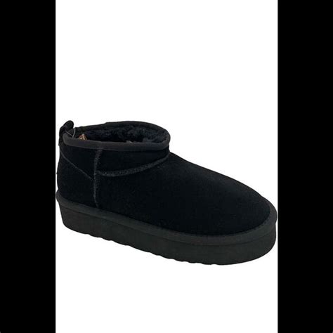 Lamo Shoes Lamo Water Resistant Suede Platform Boots Ellie Black