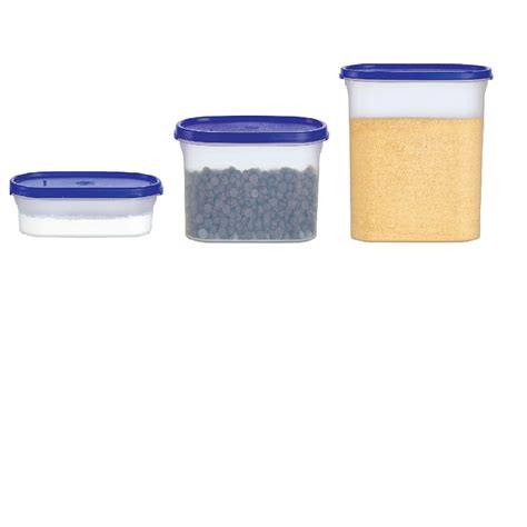 Tupperware Modular Mate Ovals 1 2 And 4 Sapphire Seals