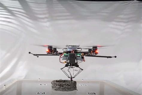 Drone Swarm That 3d Prints Cement Structures Could Construct Buildings Alejandro Garcia Gadea