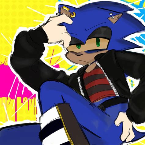 Emo Sonic By Adrianthecrustation On Deviantart