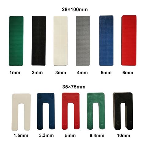 Plastic Curtain Wall Shims Pre Cast Panel Shims For Leveling Plastic