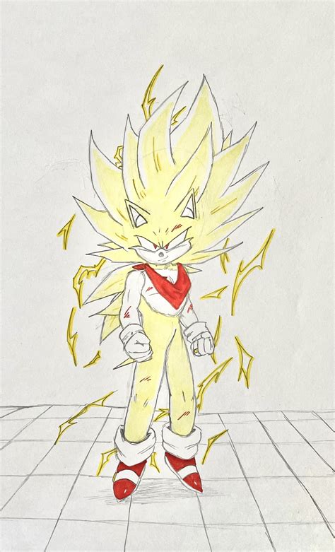 Full Power Super Sonic Going All Out By Xavtag On Deviantart