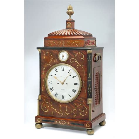 A Regency Mahogany Musical Four Train Bracket Clock English G