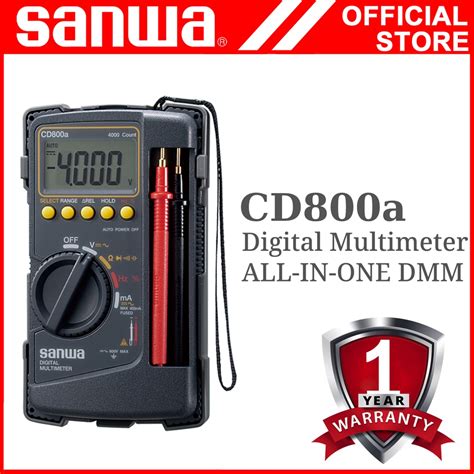 Sanwa Cd800a Cd800a2 Cd800a3 Digital Multimeter Shopee Malaysia