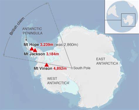 Mount Vinson Massif Map Vinson Massif Antarctica Climb With