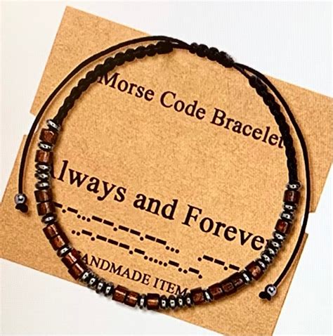 Secret Morse Code Bracelets Stocking Stuffers Inspiring With Secret Message Leather Bracelets
