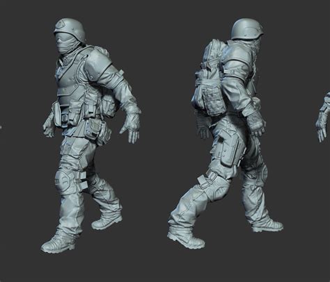 Warface Characters And Others Zbrushcentral
