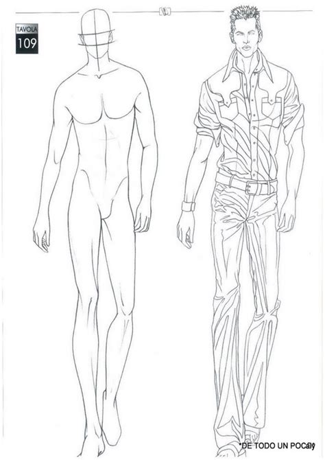 Fashion Figure Template Content Calendar Template