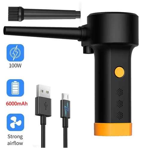 전기 압축 공기 살포기 500w 공기 송풍기 공기 청정기 키보드 컴퓨터 Pc 깨끗한 헤어 드라이어 Inflatables 용 공기 펌프