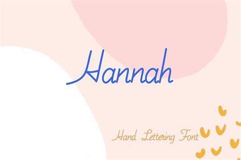 Hannah Font By Mangpor2004 · Creative Fabrica