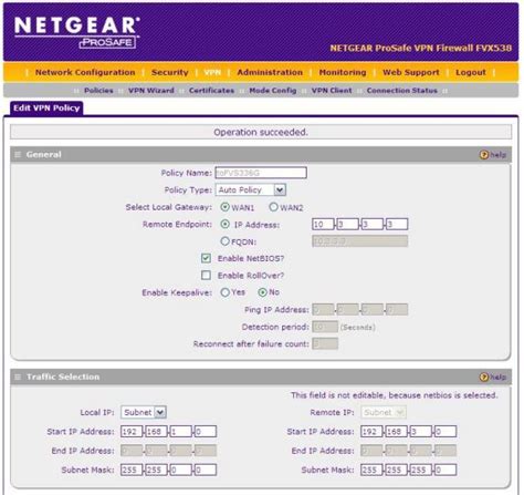 hub and spoke vpn using prosafe vpn firewalls netgear support