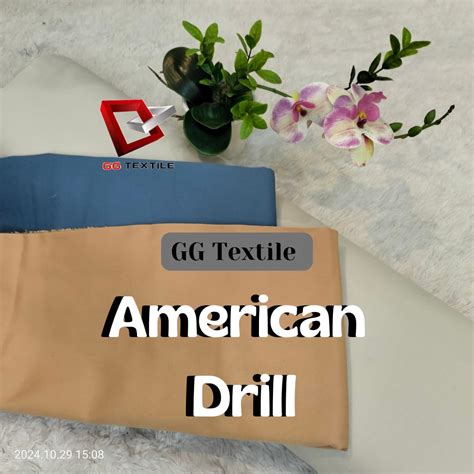 Kain Tropical Drill Jual Kain Tropical Drill Terbaru Indonesia Kain American Drill Original