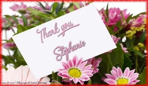 Stephanie Greetings Cards Thank You