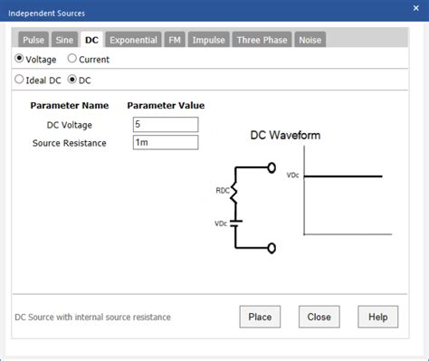 Dc Source Spice Model Explained Ema Design Automation