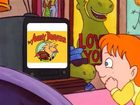 Penny Watches The Angry Beavers By Kurisuwriting On Deviantart