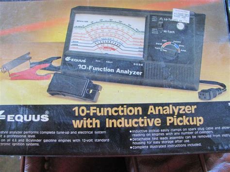 Purchase 3032 Ten Function 12 Volt Bench Type Inductive Analyzer Darsonval Meteru In Leander