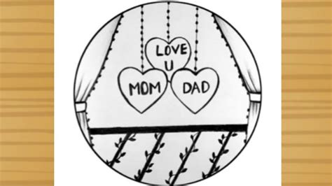 Mom Dad Drawing Easy Step By Step How To Draw Mom Dad Drawing For