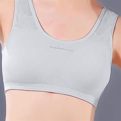 Wancir Girls Training Bra Sports Seamless Bras Teen Bra Comfort
