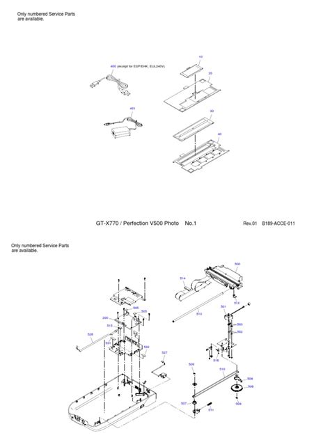 Epson V500 Photo Exploded Diagram Pdf