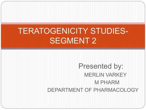 Female Reproductive Toxicity Studiespptx